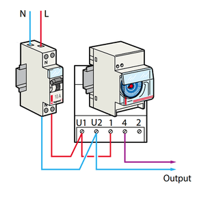ساعة توقيت 24 ساعة تايمر ببطارية لي جراند ايطالي Legrand MicroRex QT31 ...